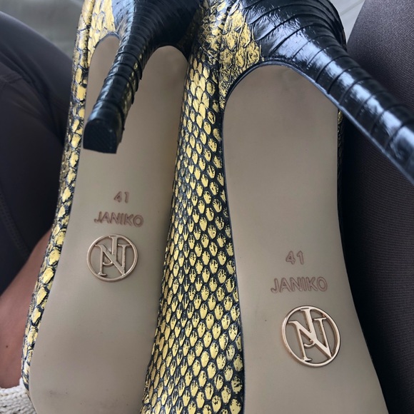 Janiko | Shoes | Janiko Glam Heels | Poshmark
